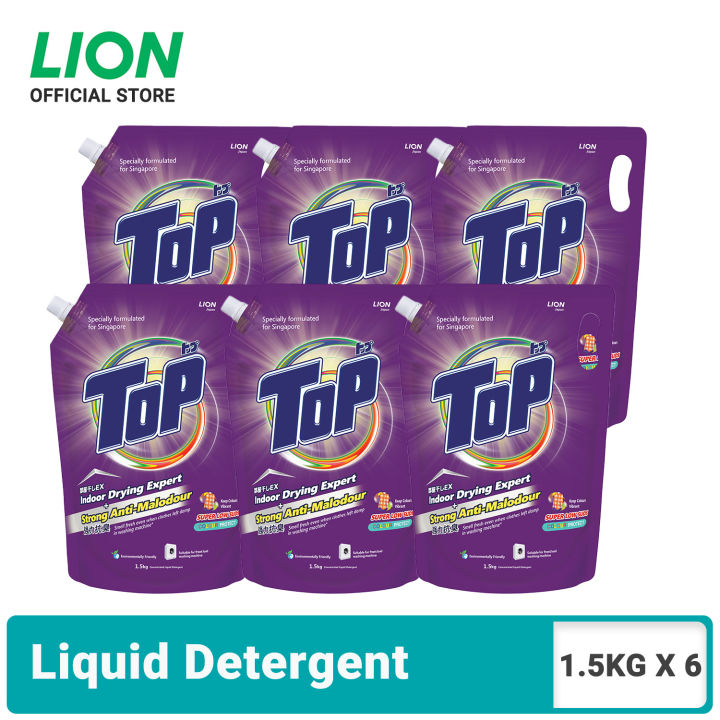 TOP Concentrated Liquid Detergent Super Low Suds Colour Protect Refill ...