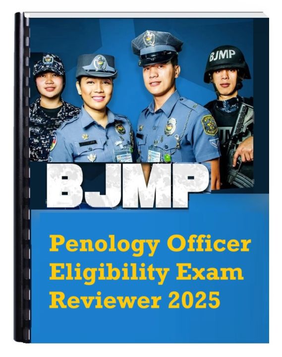 BJMP-POE Penology Officer Eligibility Exam Reviewer 2025 | Lazada PH