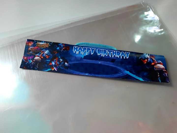 1 PACK (ISI 10pc) MOBILE LEGENDS LABEL + PLASTIK SNACK | Lazada Indonesia