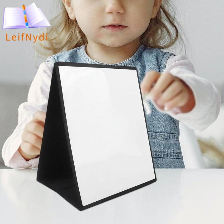 LEIFNYDI Foldable Drawing Board Standing Portable Memo Small Erasable ...
