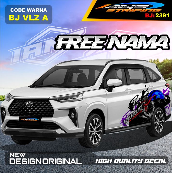 STIKER MOBIL AVANZA VELOZ / VARIASI STIKER MOBIL XENIA REBORN / STICKER DECAL MOBIL PAJERO ...