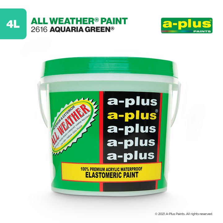 A-Plus All Weather 4L- 2615Aquaria Green / FAMILY COLOR GREEN for ...