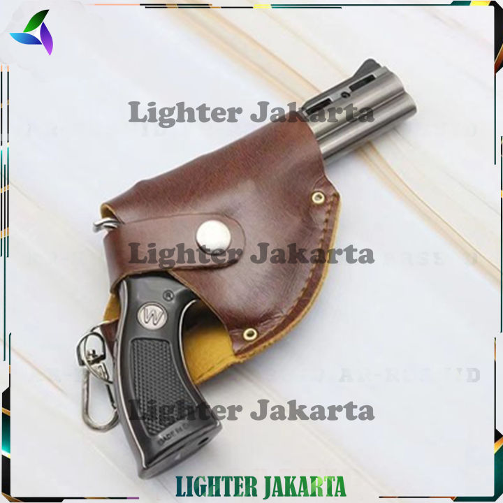 Korek Api Bara Gas Pistol Revolver 608 Sedang | Lazada Indonesia