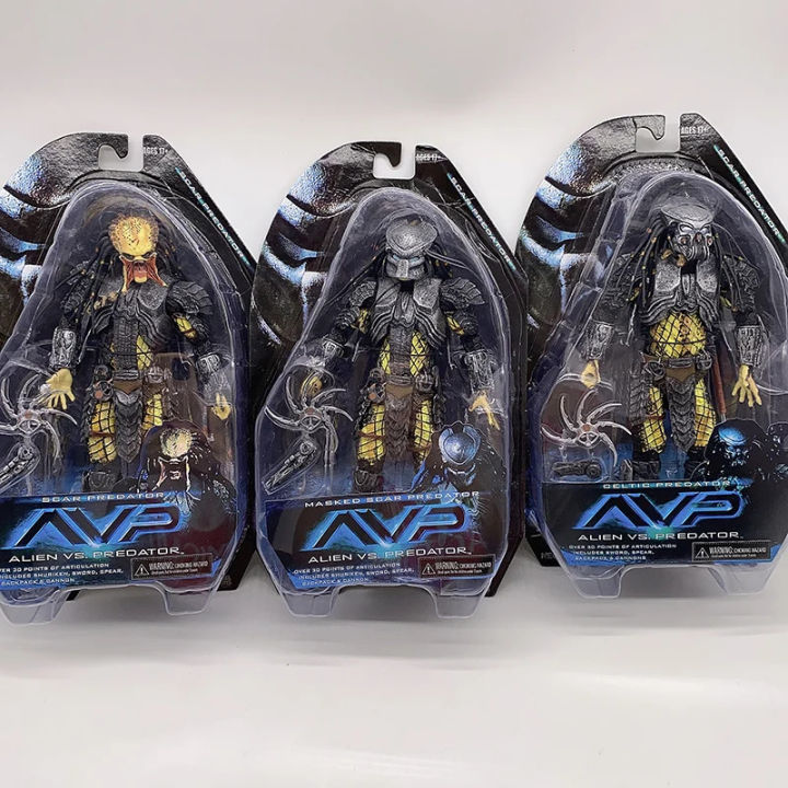 NECA figure lab escape fugitive predator AVP Alien vs Predator ed Scar ...