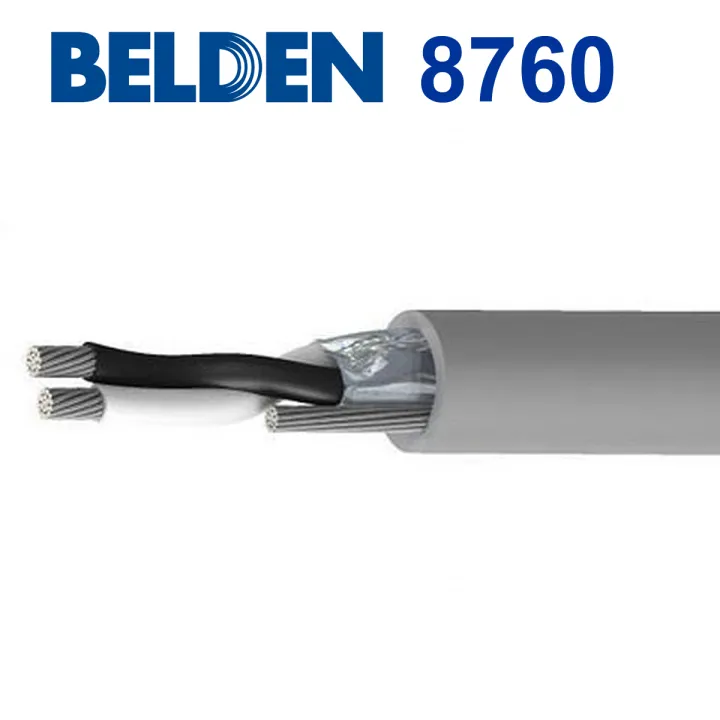 BELDEN 8760 | สายสัญญาณเสียง สายชีลด์ 2 Core ขนาด Audio Wiring Cable 18 ...