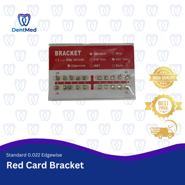 DentMed Standard/ Mini Edgewise Brackets Slot 0.022" | Lazada PH