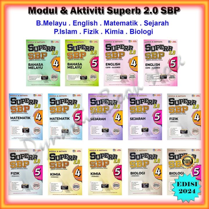Buku Latihan : Modul & Aktiviti Superb 2.0 SBP Tingkatan 4 / 5 Edisi ...