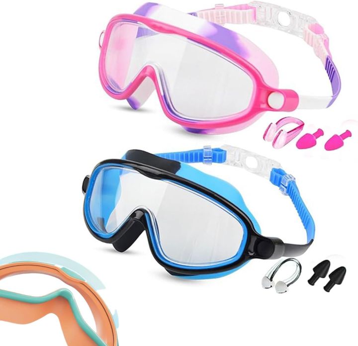 Blumi Baby Swim Goggles, Crystal Clear Vision with Goggles, Ergonomic ...