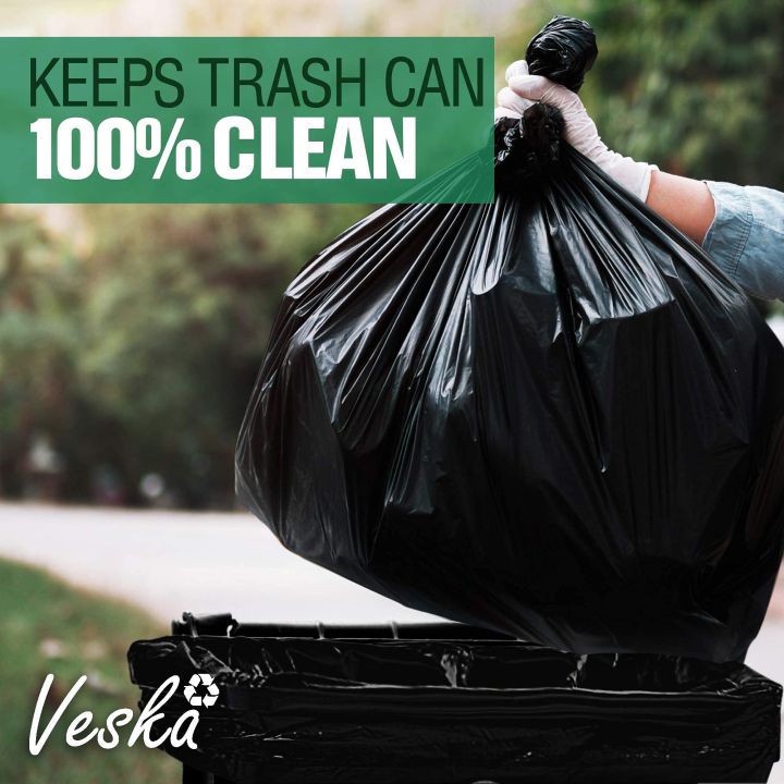 3Roll Trash Bag Garbage Bag Thick Plastic Bag Small/Medium/Large/XL/2XL ...