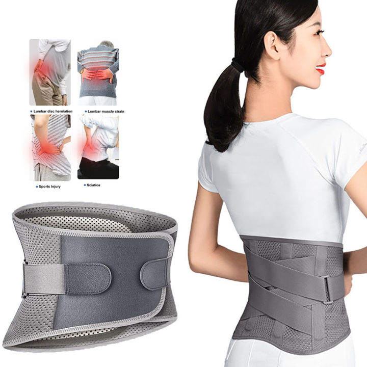 Lumbar back support belt relieves aches, lumbar spine pain relief ...