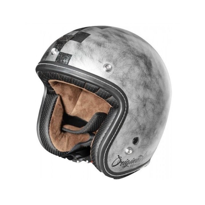 PRIMO HELMET SCACCO MATT SILVER CLASSIC | Lazada