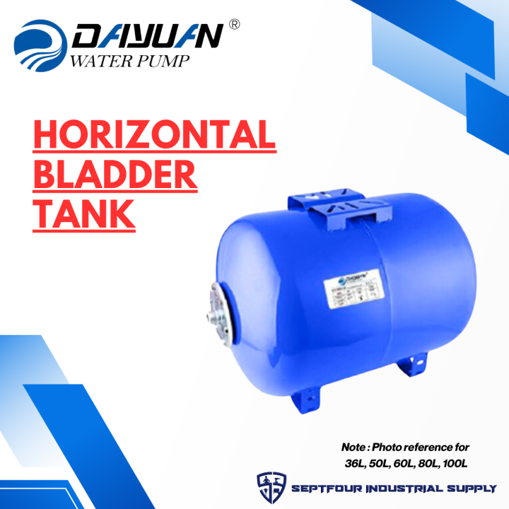 DAYUAN 60 Liters Horizontal Bladder tank DY-HBT60 | Lazada PH