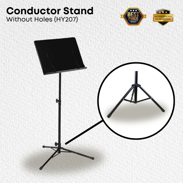 Music Stand Conductor Stand without holes (HY207) | Lazada