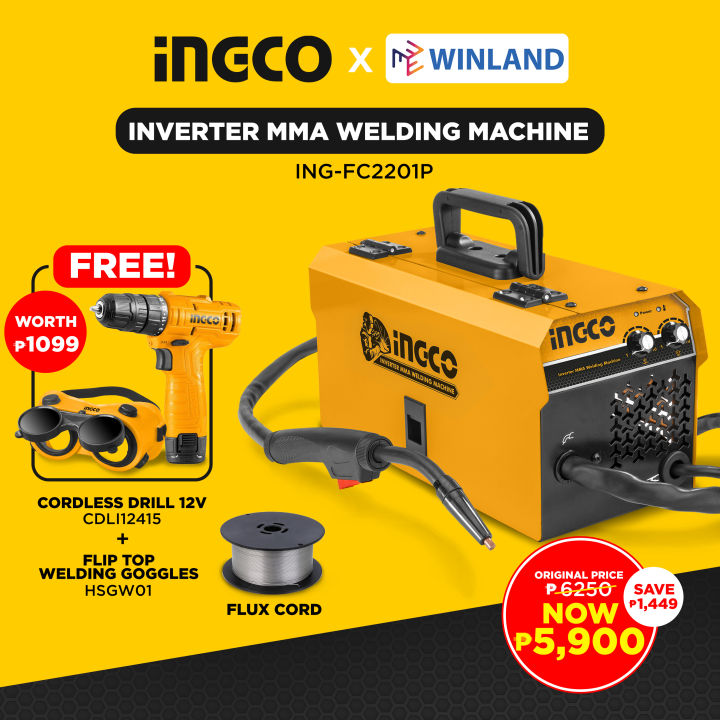 Ingco by Winland Portable Migweld Inverter Flux Cord Arc Welding ...