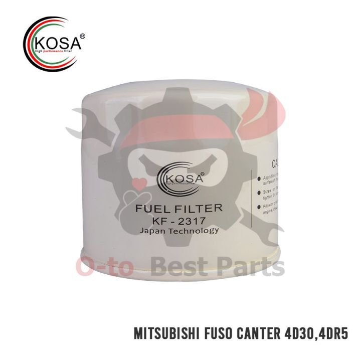 MITSUBISHI FUSO CANTER 4D30 4DR5 ME006066 KOSA FUEL FILTER REFERENCE NO ...