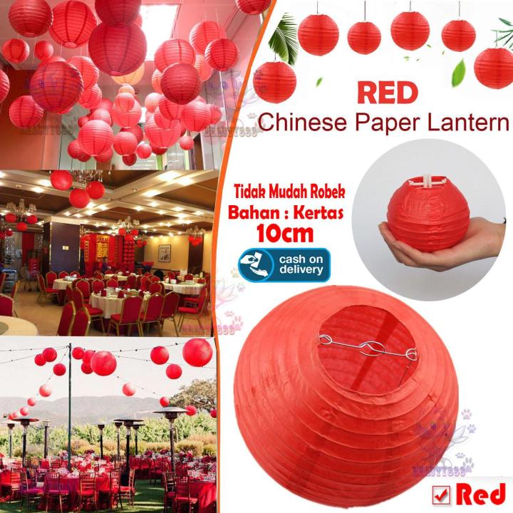 Beauty Lampion POLOS 10 CM Chinese Paper Lantern Birthday Wedding Party ...