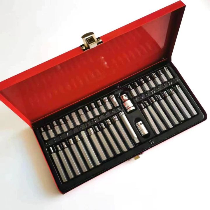 40PCS Heavy Duty Allen Bits Set With Box Universal Car Repair Tools ...