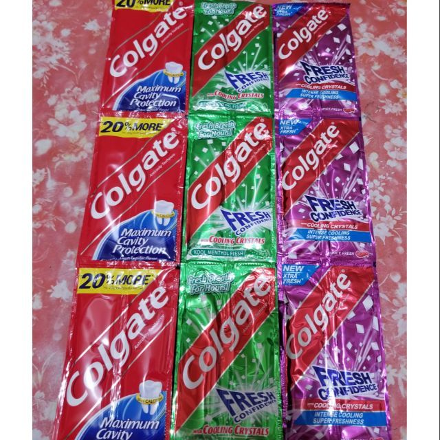 Colgate Toothpaste 24g sachet 6pcs | Lazada PH