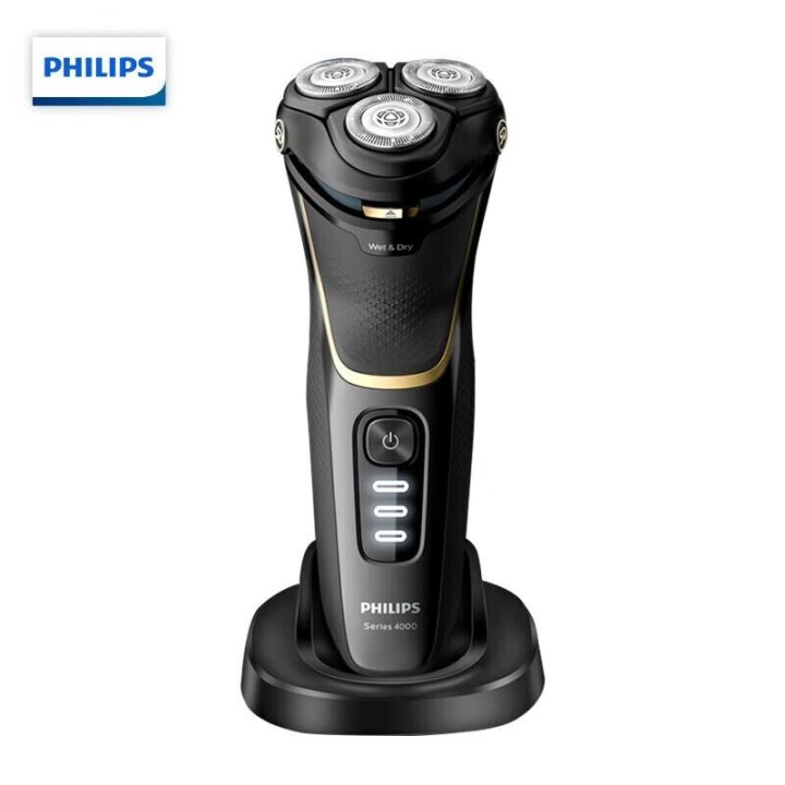 Philips Series-4000 S4303 เครื่องโกนหนวดไฟฟ้ามีดโกนผู้ชายไฟฟ้าอย่างเป็น ...