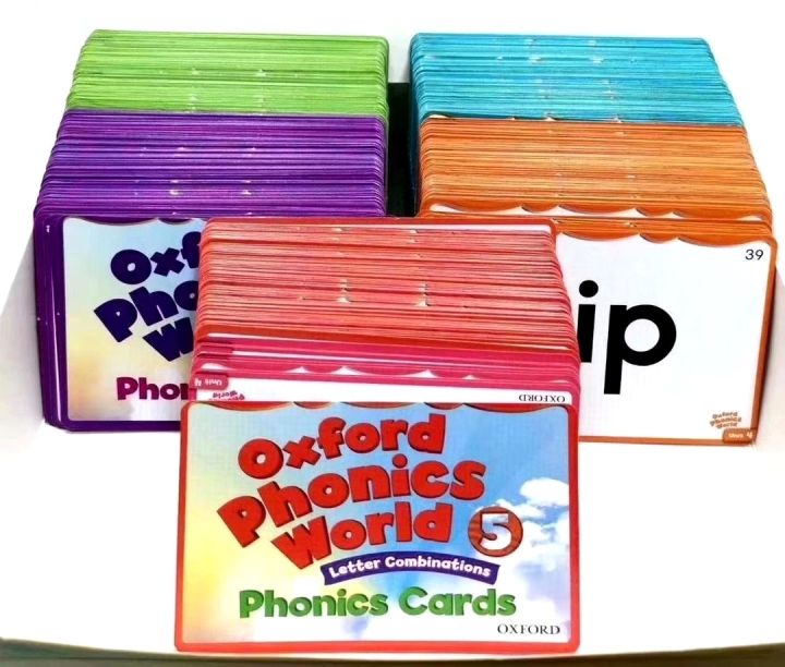 พร้อมส่ง แฟลชการ์ด Flash cards Oxford Phonics world จำนวน 511 ใบ ...
