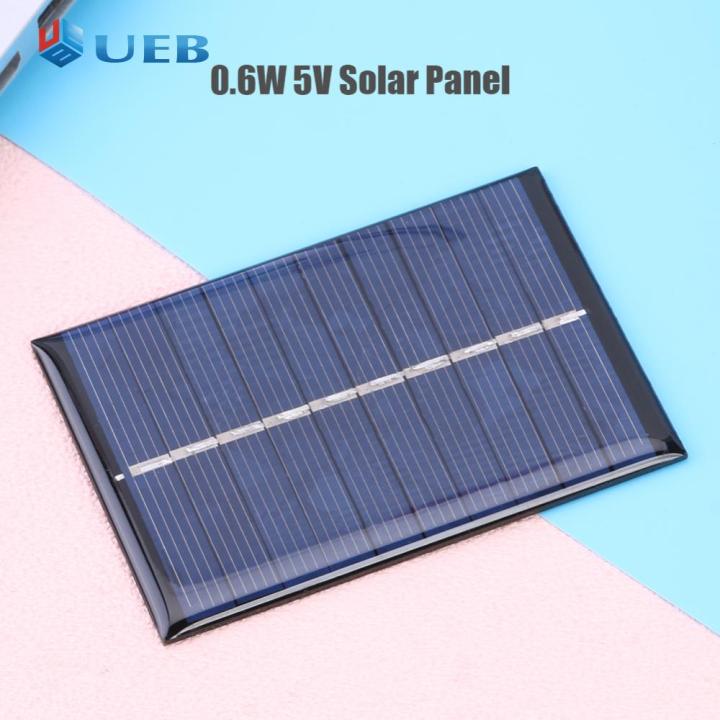 0.6W 5V 120mA Solar Cell Module Polycrystalline Solar Panel DIY Charger ...