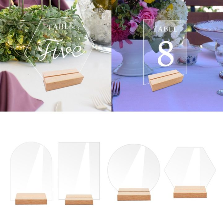 Place Card Table Sign Holder Wedding Display Plaque Holder 1Set DIY ...