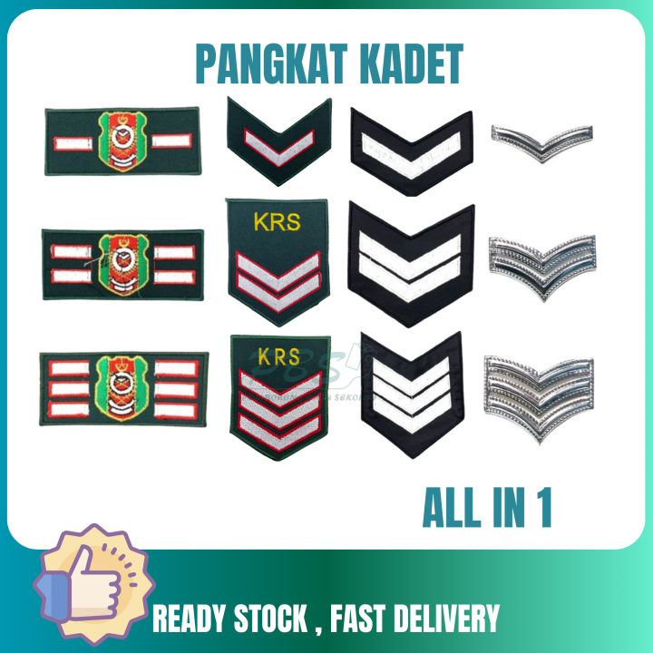 PANGKAT KADET - PANGKAT 1 / PANGKAT 2 / PANGKAT 3 | Lazada