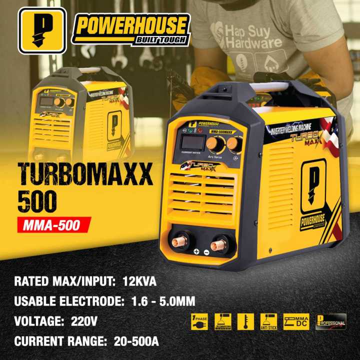 POWERHOUSE USA Inverter Type Portable Welding Machine TURBOMAXX SERIES ...