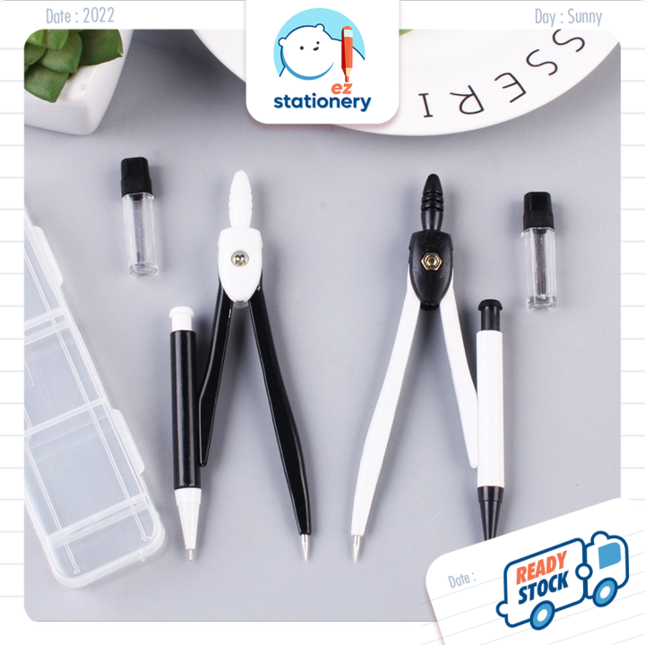 ezstationery Ready Stock Geometry Compass Mechanical Pen Mathematical ...