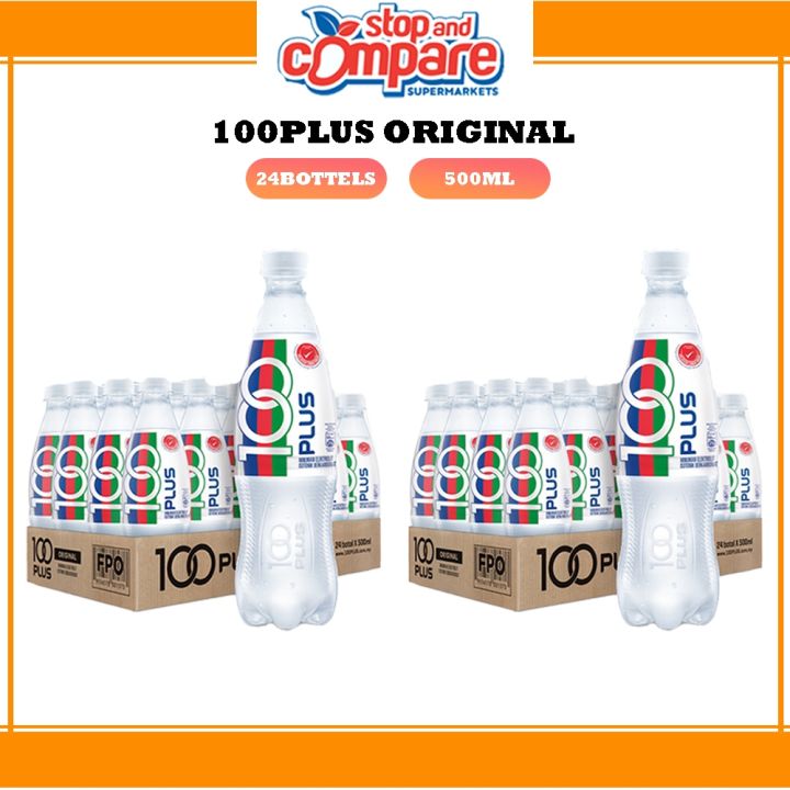 100 Plus Original Bottle (24 x 500ml x2cartons) - Stop and Compare ...