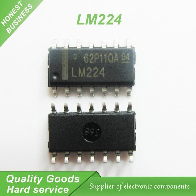 20pcs LM224 LM224DR LM224DT SOP-14 Operational Amplifiers - Op Amps 3 ...