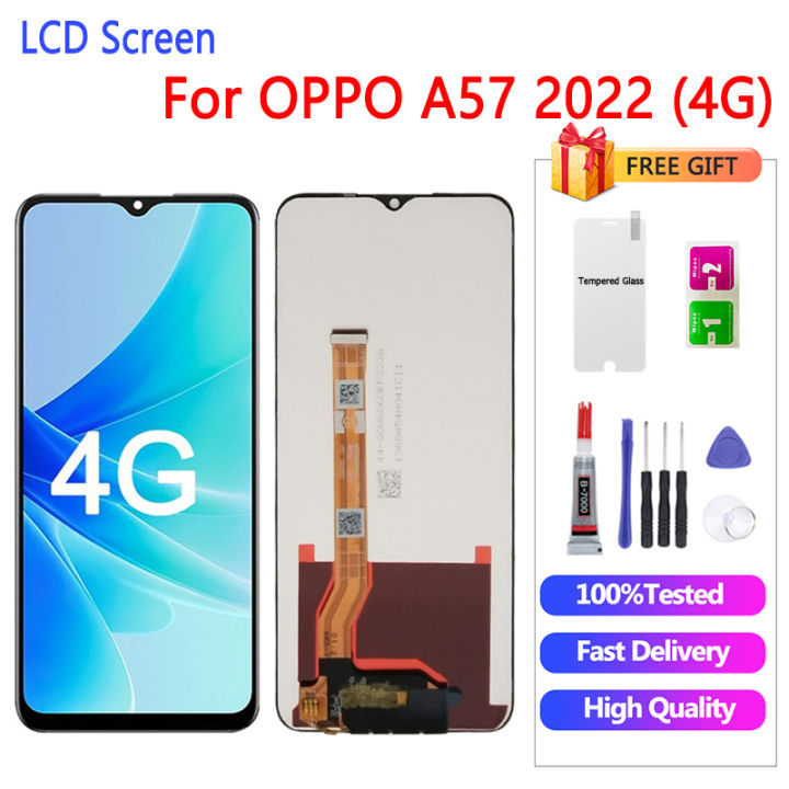 Original LCD Compatible For Oppo A57 4G 2022 CPH2387 LCD Screen Display ...