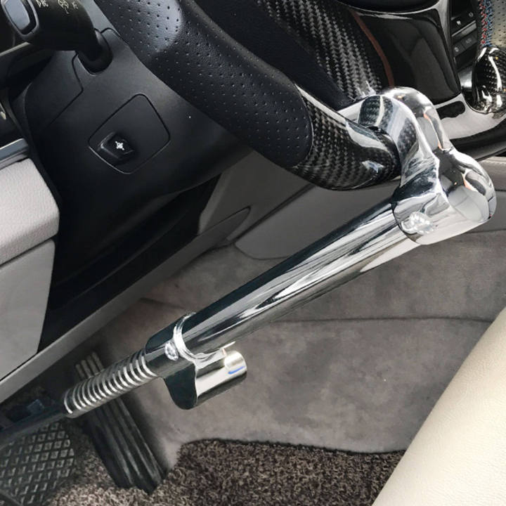 【Lightning delivery】Universal Car Steering Wheel Lock Anti-theft Pedal ...