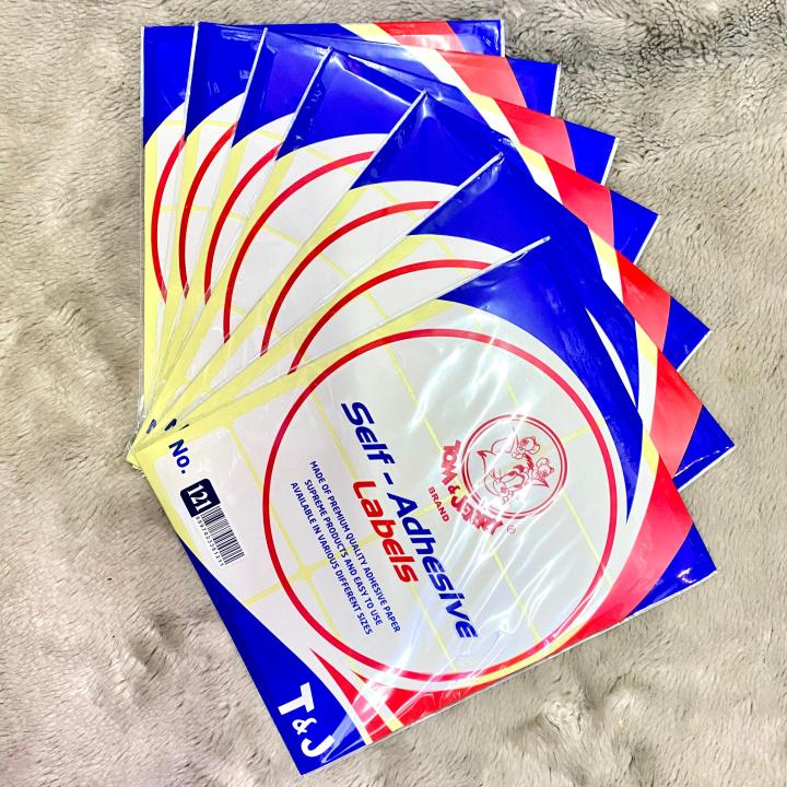 TOM & JERRY LABEL PUTIH HARGA UNTUK 1 PACK BESAR DAN KECIL | Lazada ...