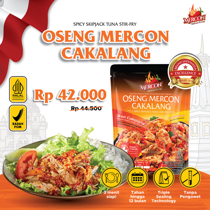 Mercon Merah Purih - Oseng Mercon Cakalang || Satuan | Lazada Indonesia