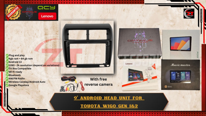 TOYOTA WIGO QCY ANDROID HEAD UNIT | Lazada PH