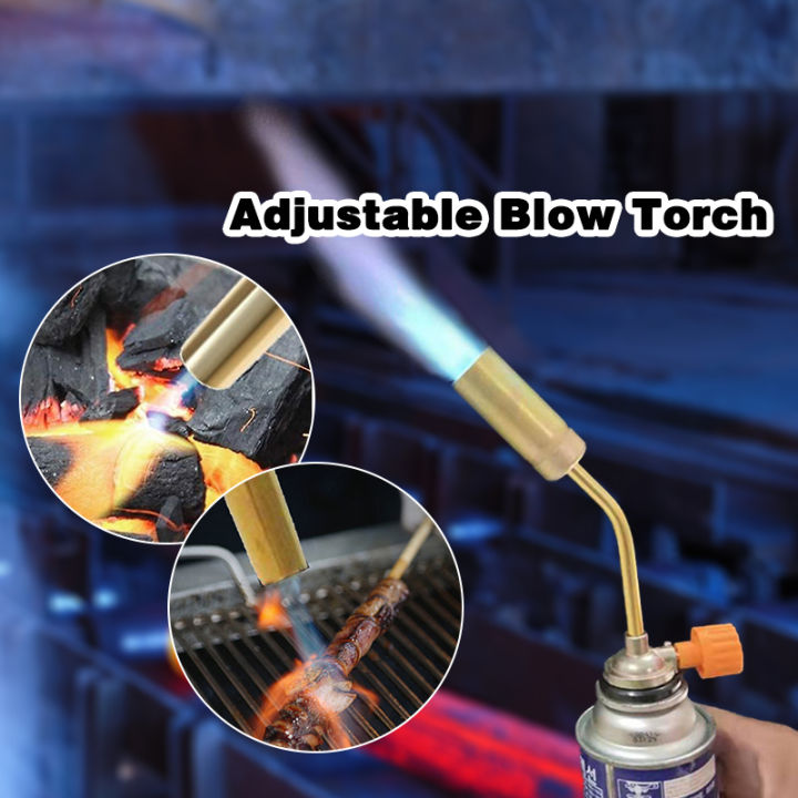 Portable Butane Torch Adjustable Butane Burner Welding Gas Torch Flame ...