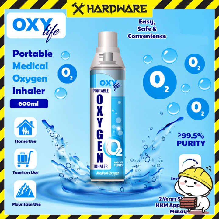 [SPEICAL OFFER READY STOCK] 600ML Oxylife MEDICAL oxygen inhaler ...