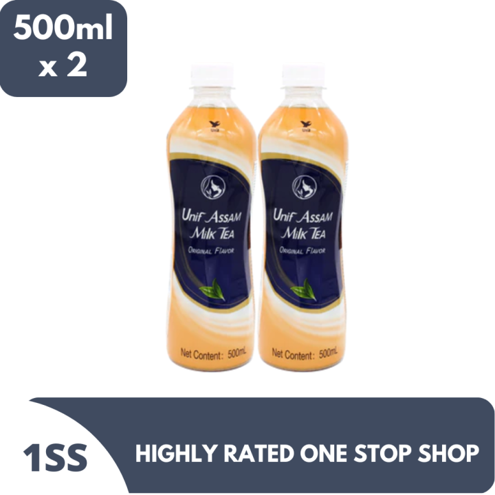 UNIF Assam Milk Tea Original Flavor, 500ml x 2 | Lazada PH