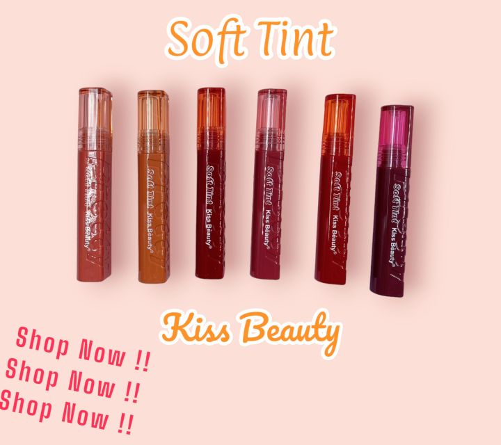 70551-03 ลิปสติก soft tint สีสวย เเพ็คเกจหรูหรา ติดทนนาน กันน้ำ | Lazada.co.th