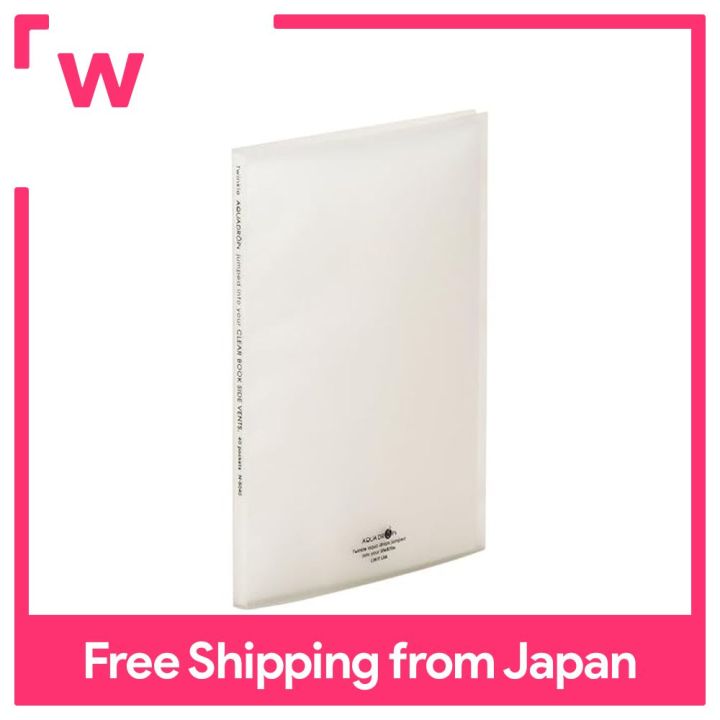 Lihit Lab. File, Side-entry, Clear Book, A4/A3 (A3 Spread) 20P, Milky White N5040-1 | Lazada PH