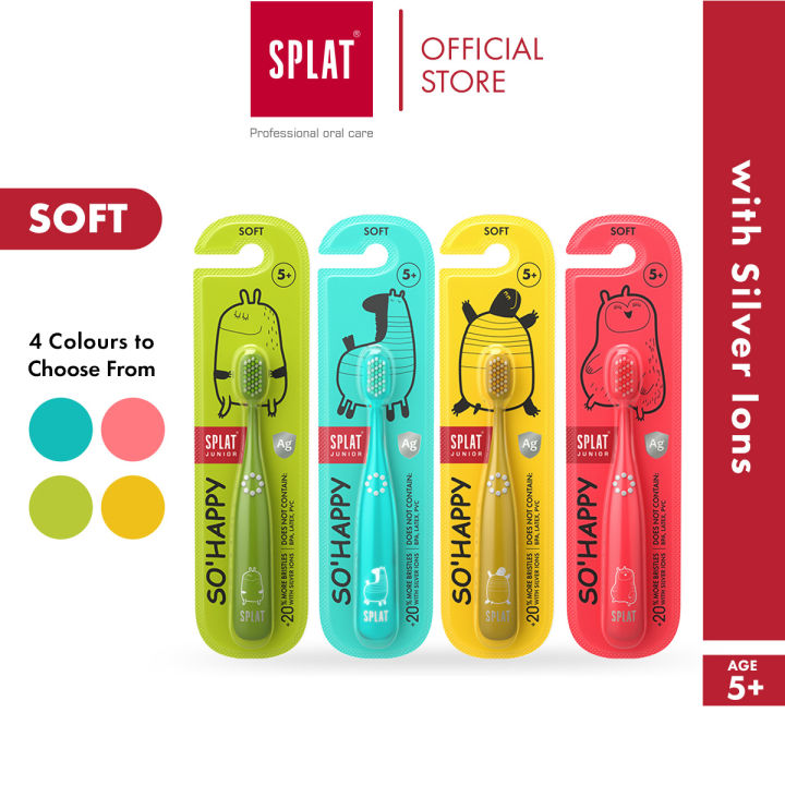 SPLAT Junior Series Toothbrush - Soft (Ages 5+) | Lazada PH