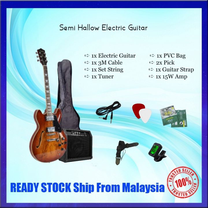 Firefly Semi Hollow Electric Guitar Combo Set | Lazada