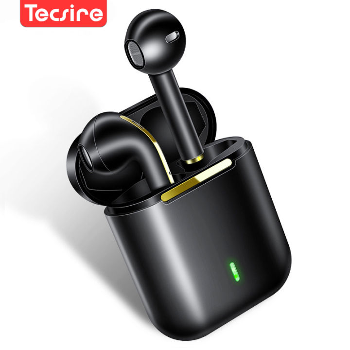 Tecsire J18 HiFi Bluetooth Earphone Stereo Wireless Earbuds Smart Touch ...