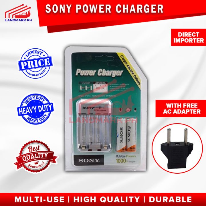 LANDMARK SONY POWER CHARGER / CHARGES DOUBLE AA & TRIPLE AAA BATTERIES ...