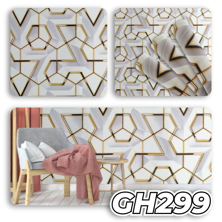 Wallpaper Stiker Dinding Motif 45cm X 8M Wallpaper ELEGANT Best Quality ...