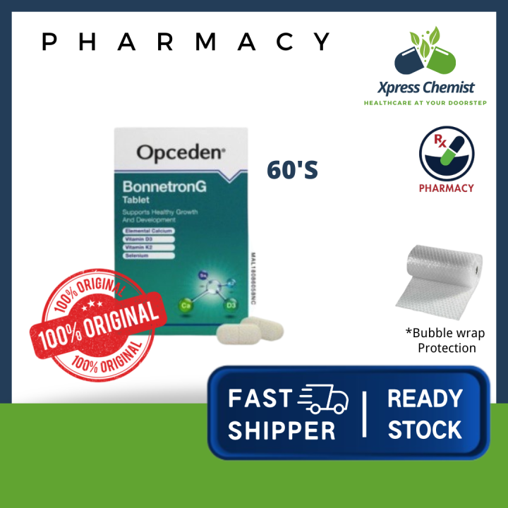 OPCEDEN BONNETRONG 1900MG x 60'S (EXP 10/2026) | CALCIUM, VITAMIN D3 ...