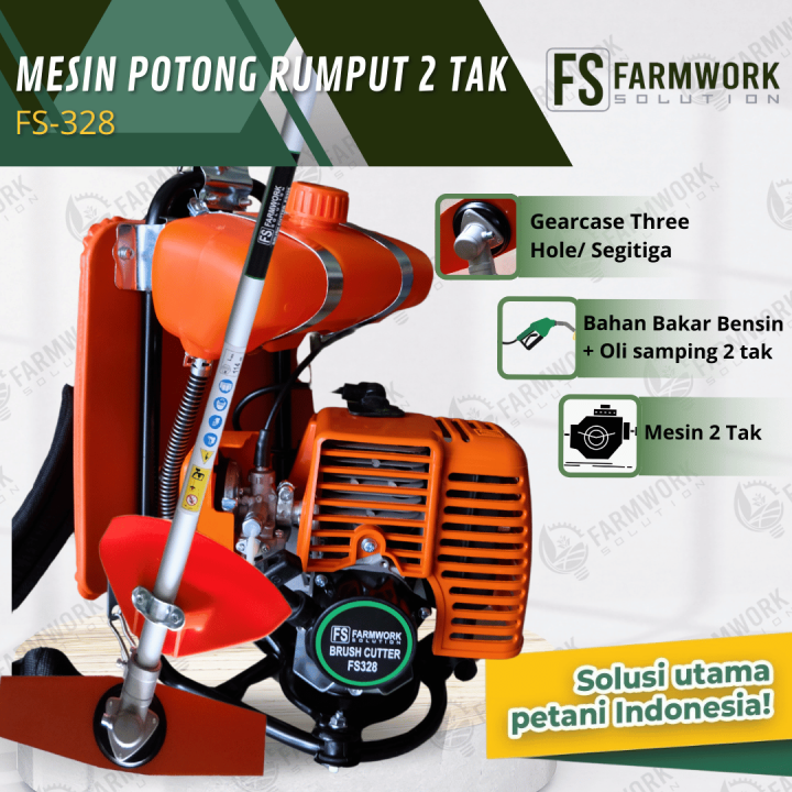 Mesin Potong Rumput Gendong 2 Tak FS328 FArmwork Solution / Brush ...