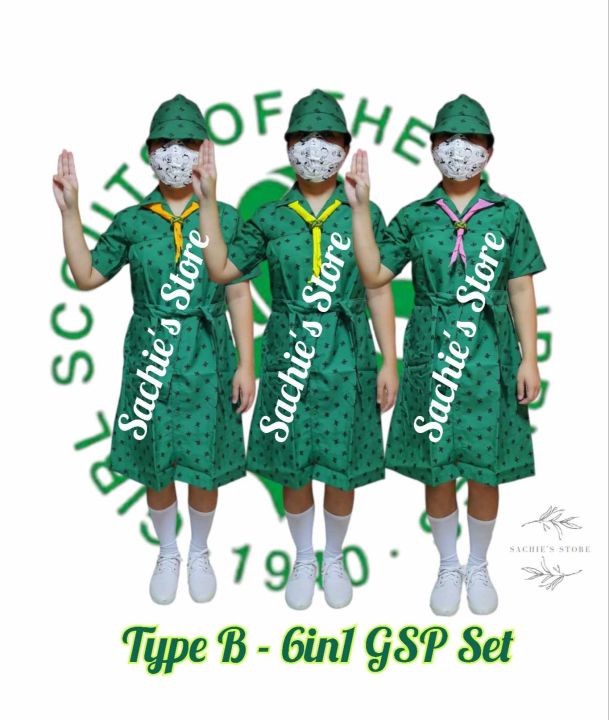 [School Uniform] Girl Scout Clothing Set for Preschool to Grade 10 [GSP ...