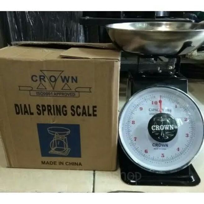 TIMBANGAN 15KG CROWN DIAL SPRING SCALE | Lazada Indonesia